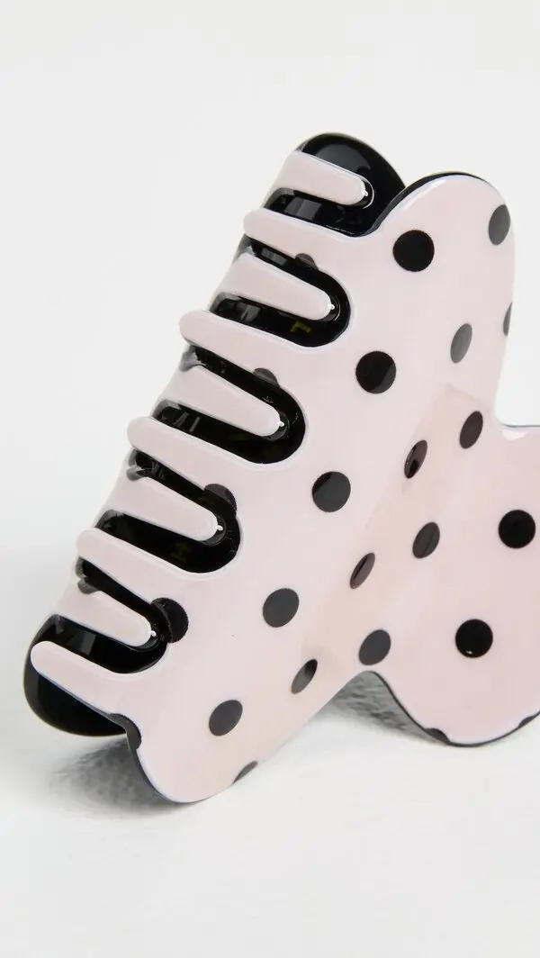 Lele Sadoughi Mini Polka Dot Claw Clip