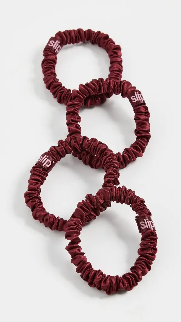 Slip Skinny Silk Scrunchie Set Of 4