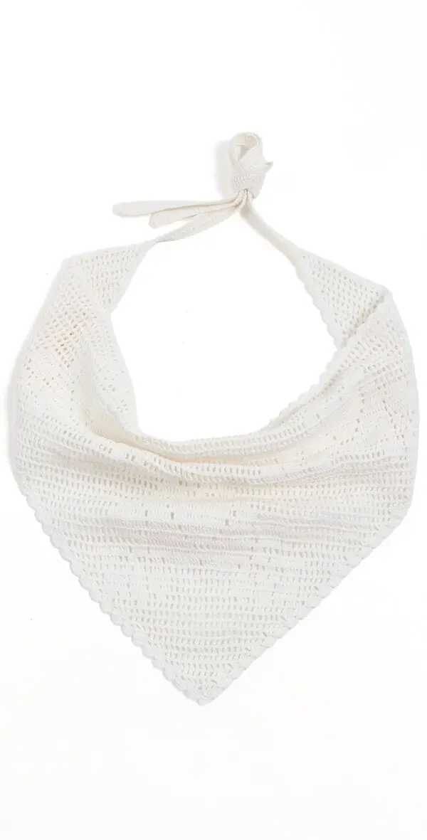 LOEFFLER RANDALL Viv Bandana - White