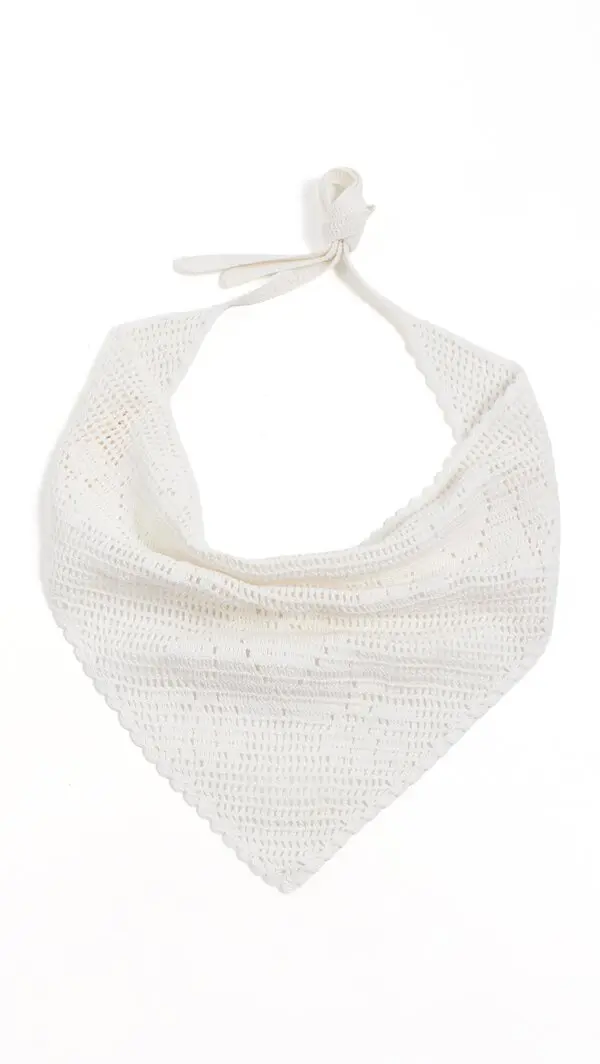 LOEFFLER RANDALL Viv Bandana - White