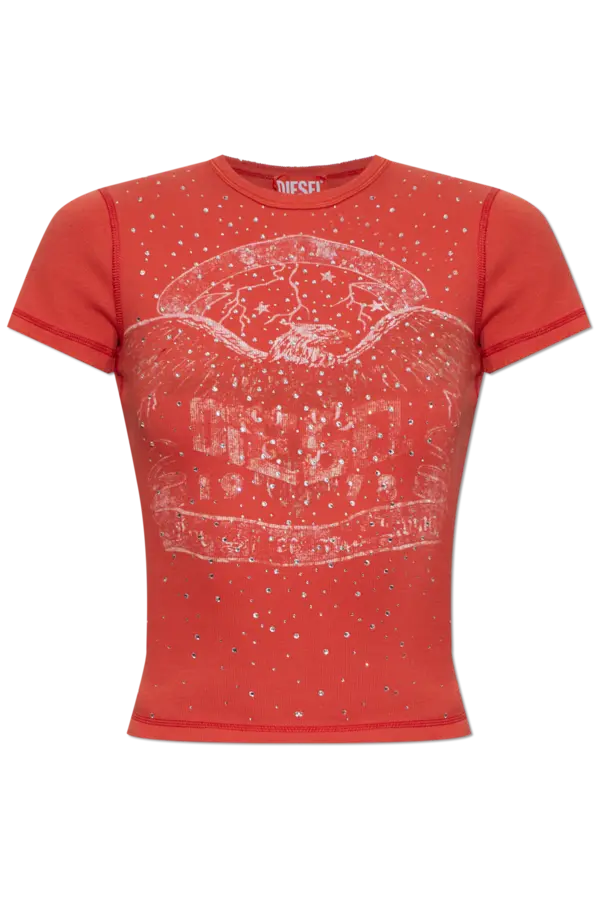 DIESEL® T-shirt ‘t-marsy-rib-cry