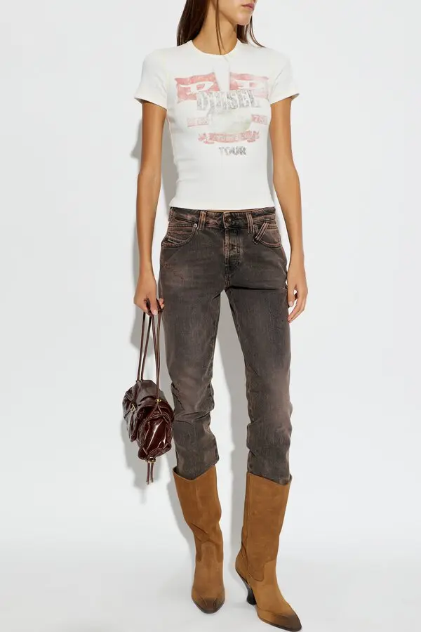DIESEL® T-shirt ‘t-marsy-rib