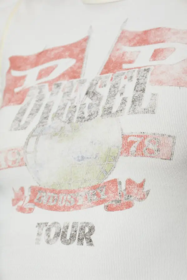 DIESEL® T-shirt ‘t-marsy-rib