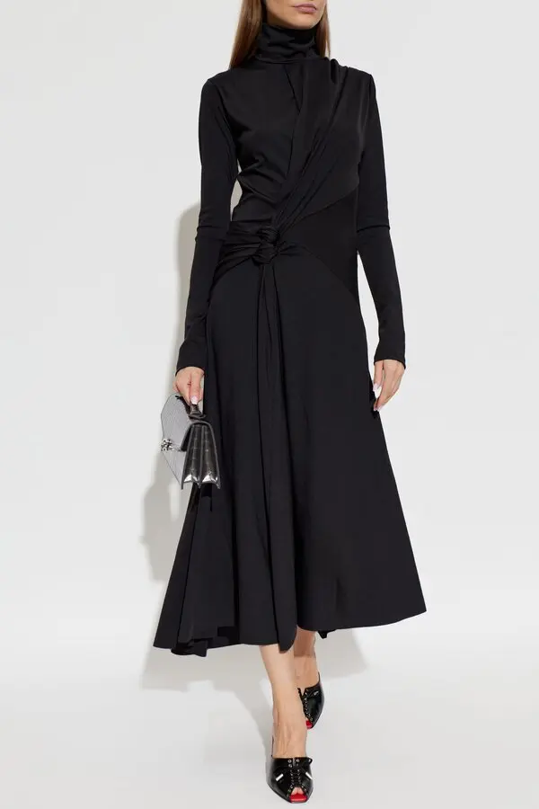 Alexander McQueen Leather Heeled Mules