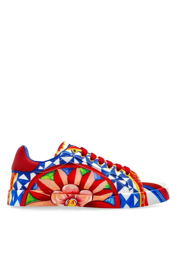 Dolce & Gabbana Sports Shoes With Logo