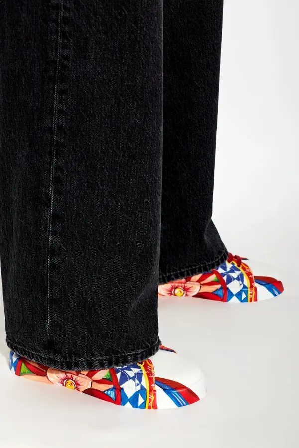 Dolce & Gabbana Sports Shoes With Logo
