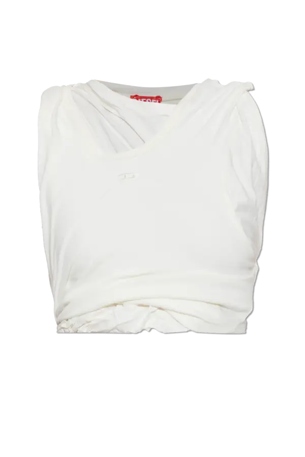 DIESEL® Top ‘t-wisher-rib-pl