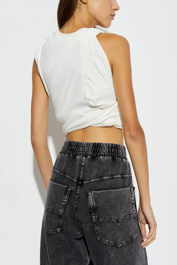 DIESEL® Top ‘t-wisher-rib-pl