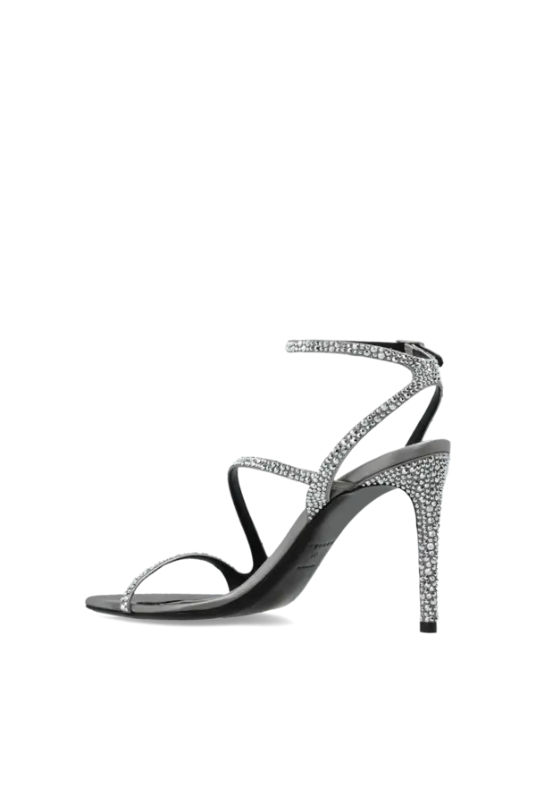 Alexander McQueen Embellished Crystal Heeled Sandals