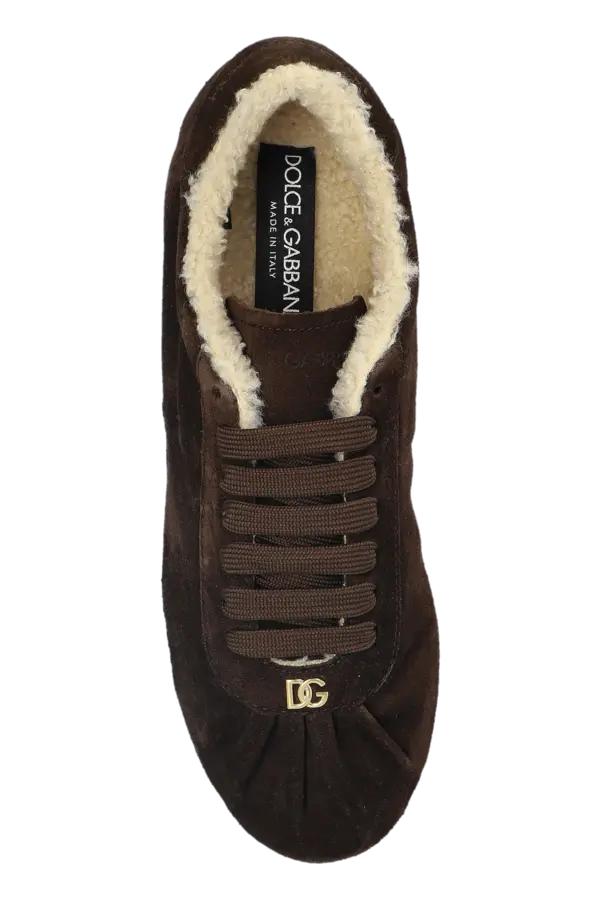 Dolce & Gabbana Suede Sports Shoes