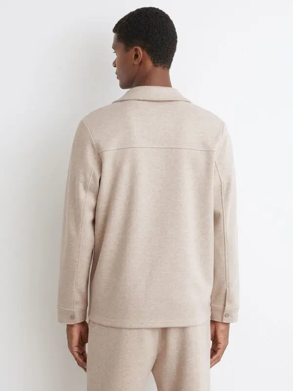 REISS Stellan Herringbone Twin-pocket Overshirt