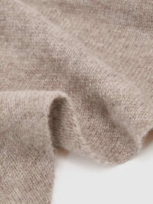 REISS Karlie Wool Knitted Neck-tie Scarf
