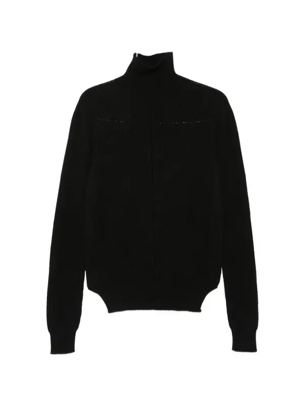 Rick Owens Wool Turtle-neck Sweater