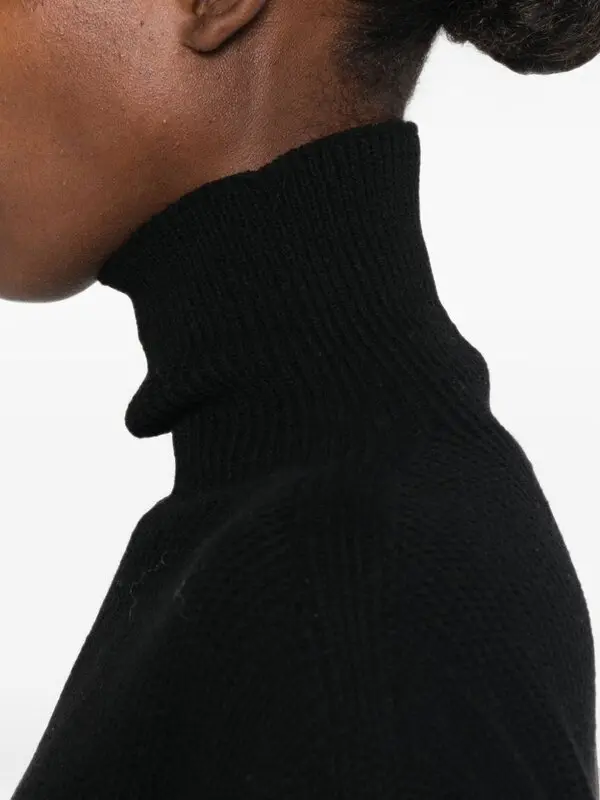 Rick Owens Wool Turtle-neck Sweater