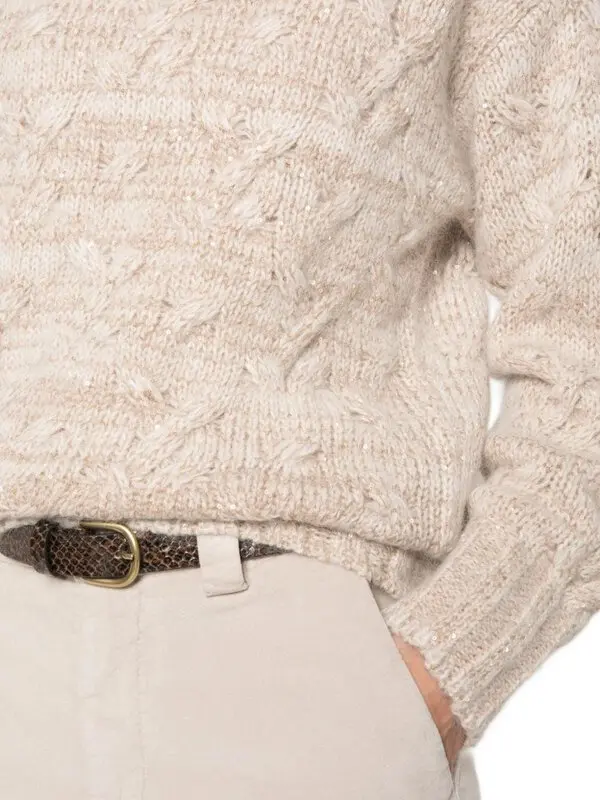 Fabiana Filippi Wool Blend Turtle-neck Sweater