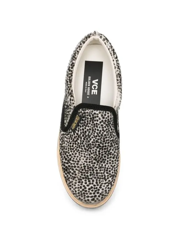 GOLDEN GOOSE Vce Leather Slip-on Sneakers