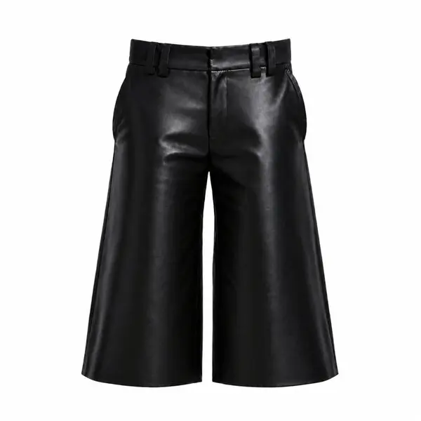 HEDARE Capri Nappa Leather Trousers