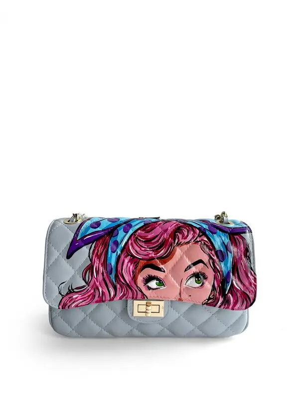 MAISON RUBAIYAT Kiki Hand Painted Leather Bag Mollie