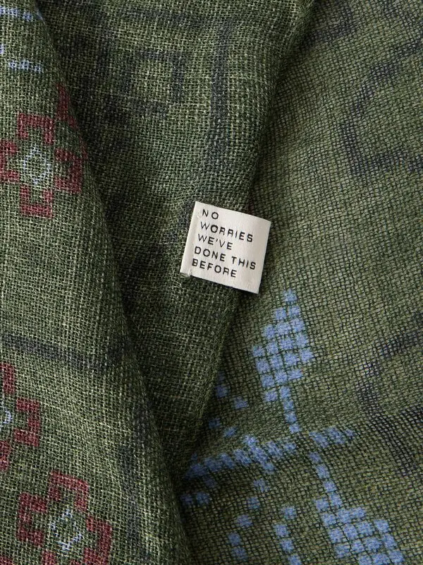 A KIND OF GUISE Luz Printed Wool Scarf