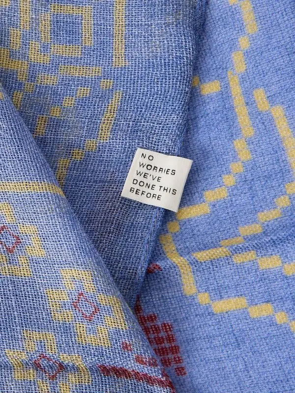 A KIND OF GUISE Luz Printed Wool Scarf