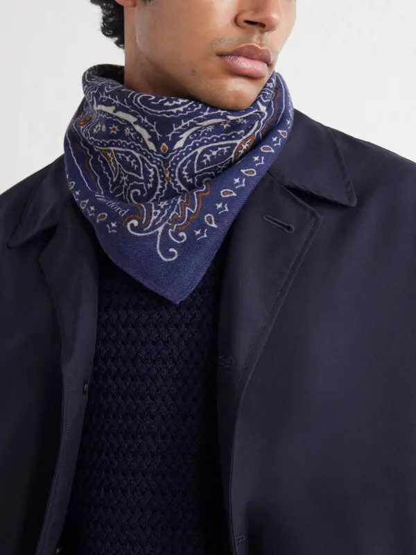 Hartford Printed Wool Scarf