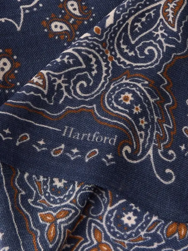 Hartford Printed Wool Scarf