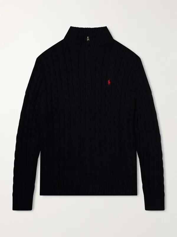 Polo Ralph Lauren Cotton Half-zip Sweater