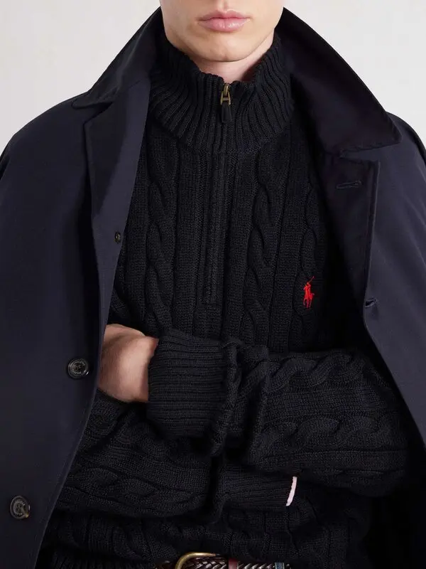 Polo Ralph Lauren Cotton Half-zip Sweater