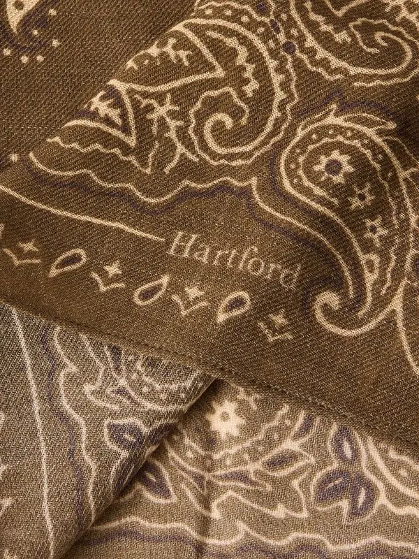 Hartford Printed Wool Scarf