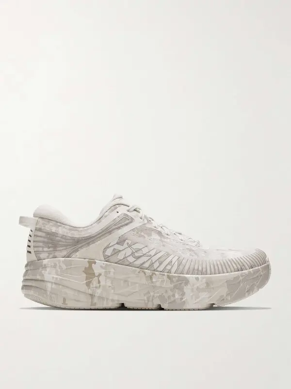 HOKA® Beams Bondi 7 Tpu-trimmed Mesh Sneakers