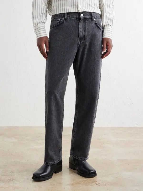 Nn07 Otis 1866 Straight-leg Organic Denim Jeans - Gray