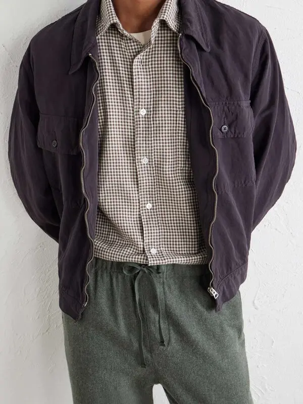 Hartford Joggy Straight-leg Wool Woven Trousers
