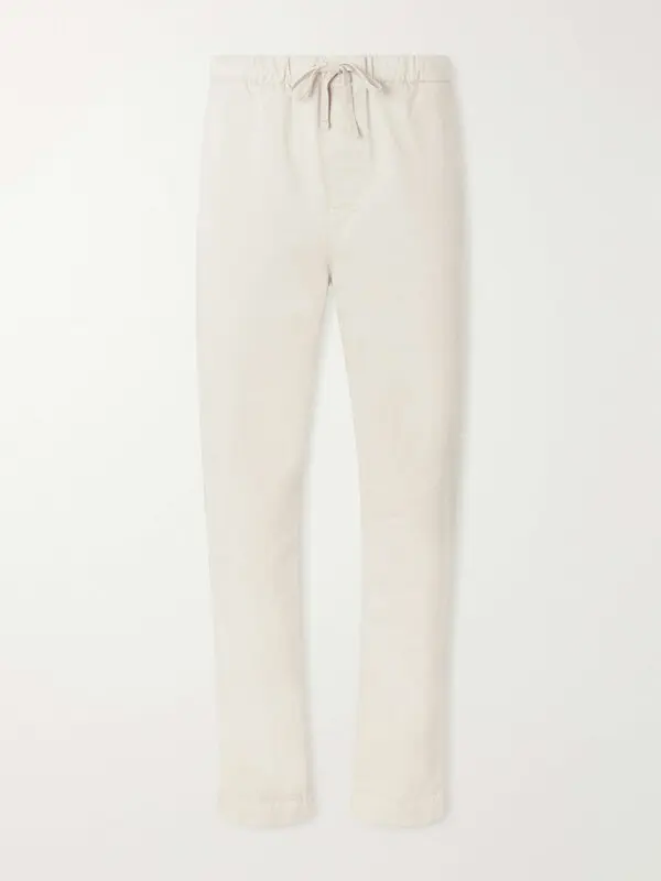 Hartford Joggy Straight-leg Cotton-twill Trousers