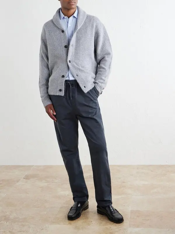 Hartford Joggy Straight-leg Cotton Gabardine Trousers