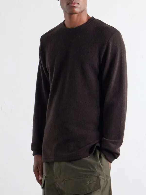 A KIND OF GUISE Lurin Wool And Cashmere-blend Sweater - Brown