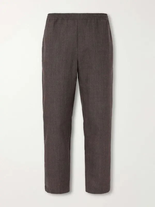 A KIND OF GUISE Banasa Straight-leg Virgin Wool Drawstring Trousers