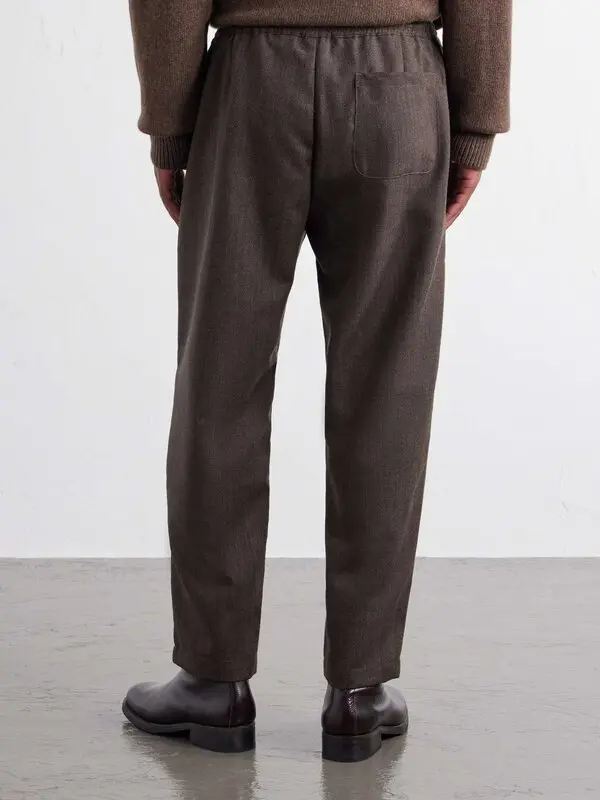 A KIND OF GUISE Banasa Straight-leg Virgin Wool Drawstring Trousers