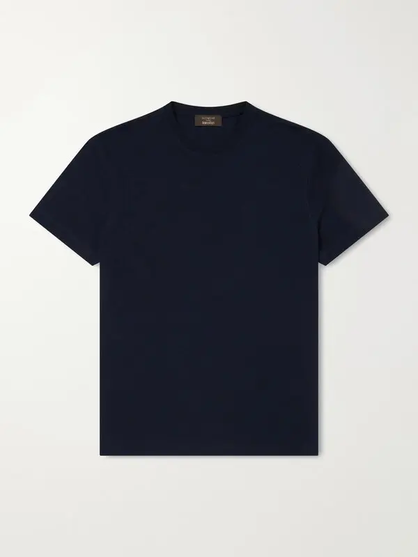 SLOWEAR Slim-fit Icecotton Jersey T-shirt - Blue