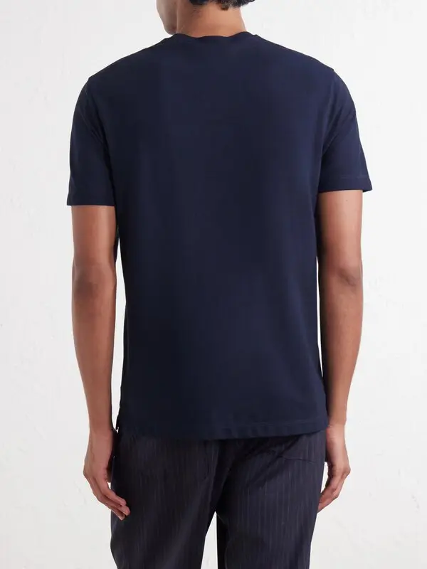SLOWEAR Slim-fit Icecotton Jersey T-shirt - Blue