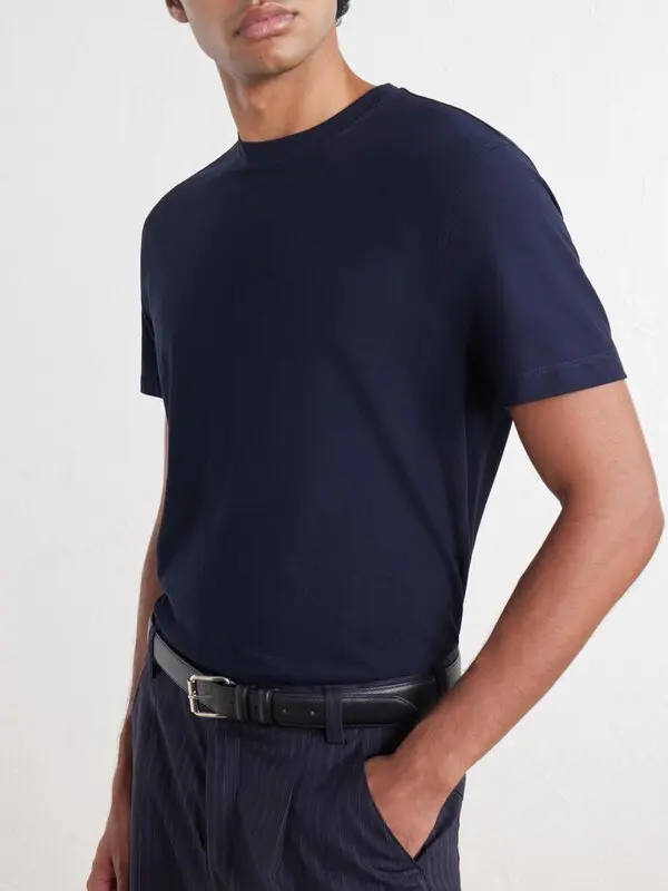SLOWEAR Slim-fit Icecotton Jersey T-shirt - Blue