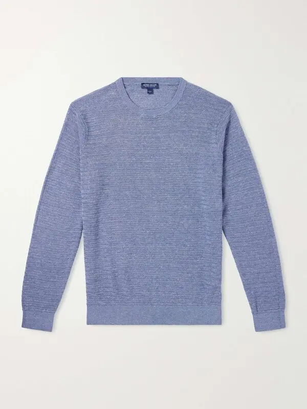 Peter Millar Rhodes Linen And Cotton-blend Sweater