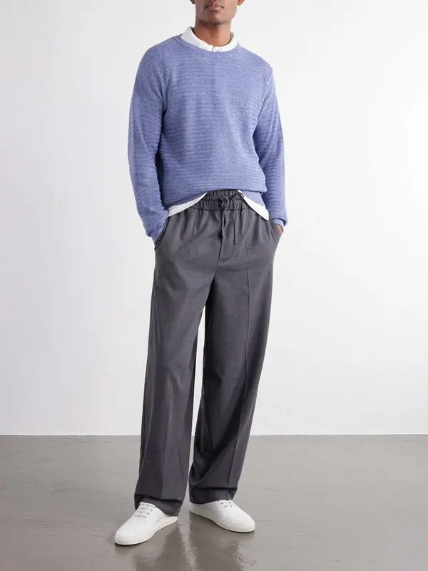 Peter Millar Rhodes Linen And Cotton-blend Sweater