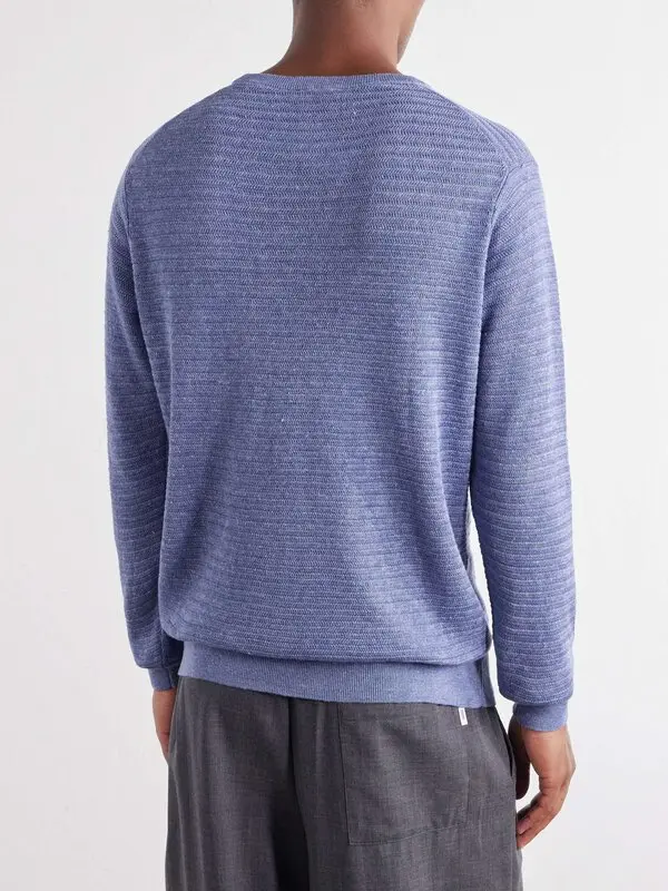 Peter Millar Rhodes Linen And Cotton-blend Sweater