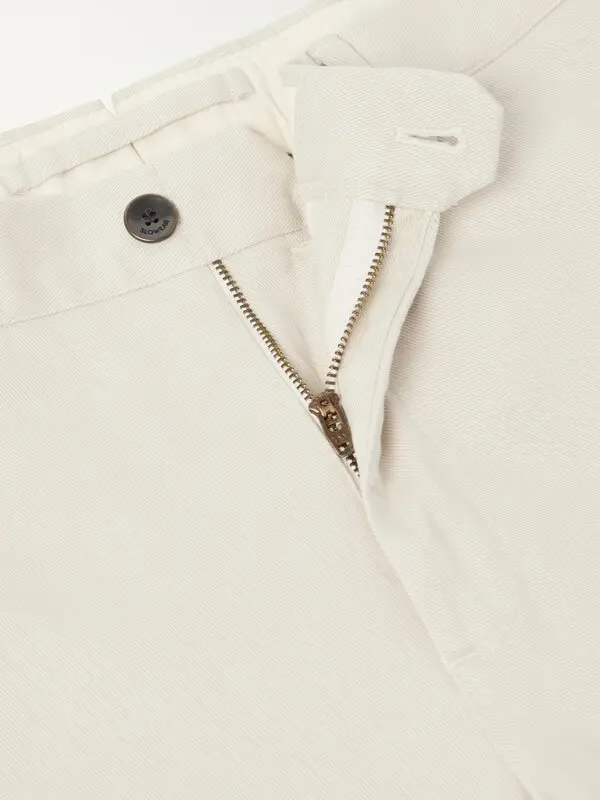 SLOWEAR Sloear Straight-leg Cotton-blend Twill Trousers