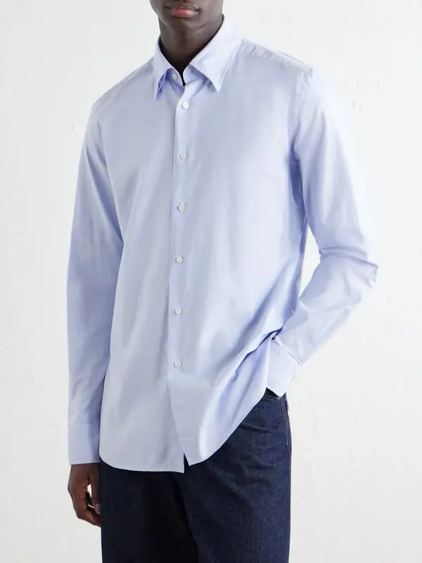 SLOWEAR Glanshirt Cotton-oxford Shirt