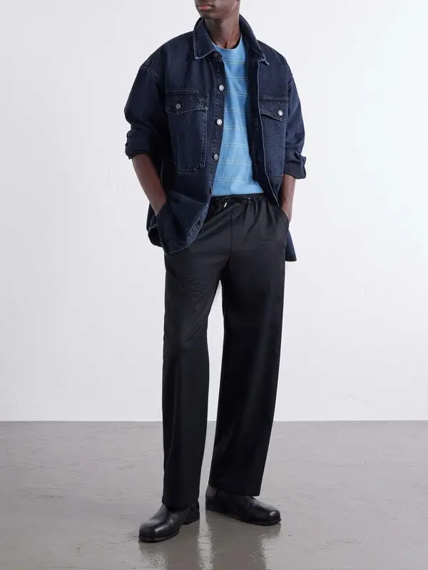 A KIND OF GUISE Samurai Straight-leg Virgin Wool Trousers
