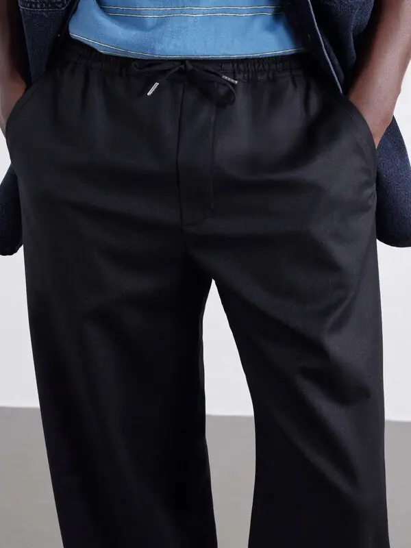 A KIND OF GUISE Samurai Straight-leg Virgin Wool Trousers