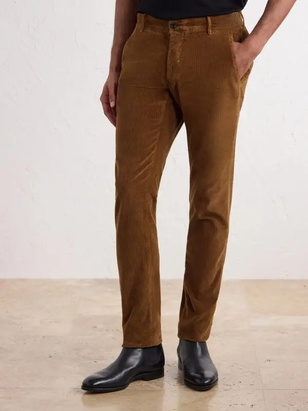 SLOWEAR Straight-leg Corduroy Trousers