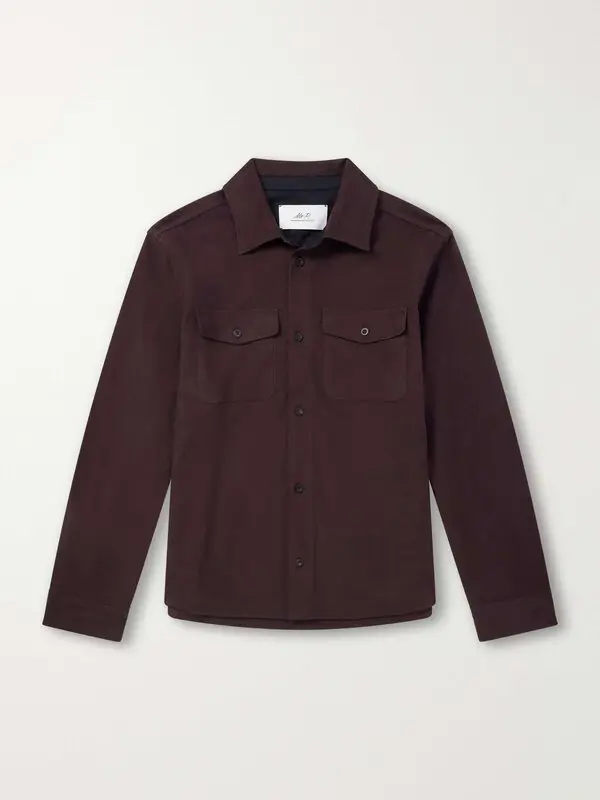 Mr P. Cotton-blend Moleskin Shirt