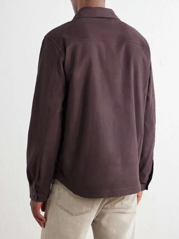 Mr P. Cotton-blend Moleskin Shirt